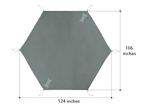Ichi One Pole Ground Sheet - DOD Outdoors