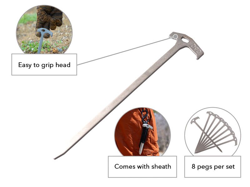 Shakeen Peg Set - DOD Outdoors